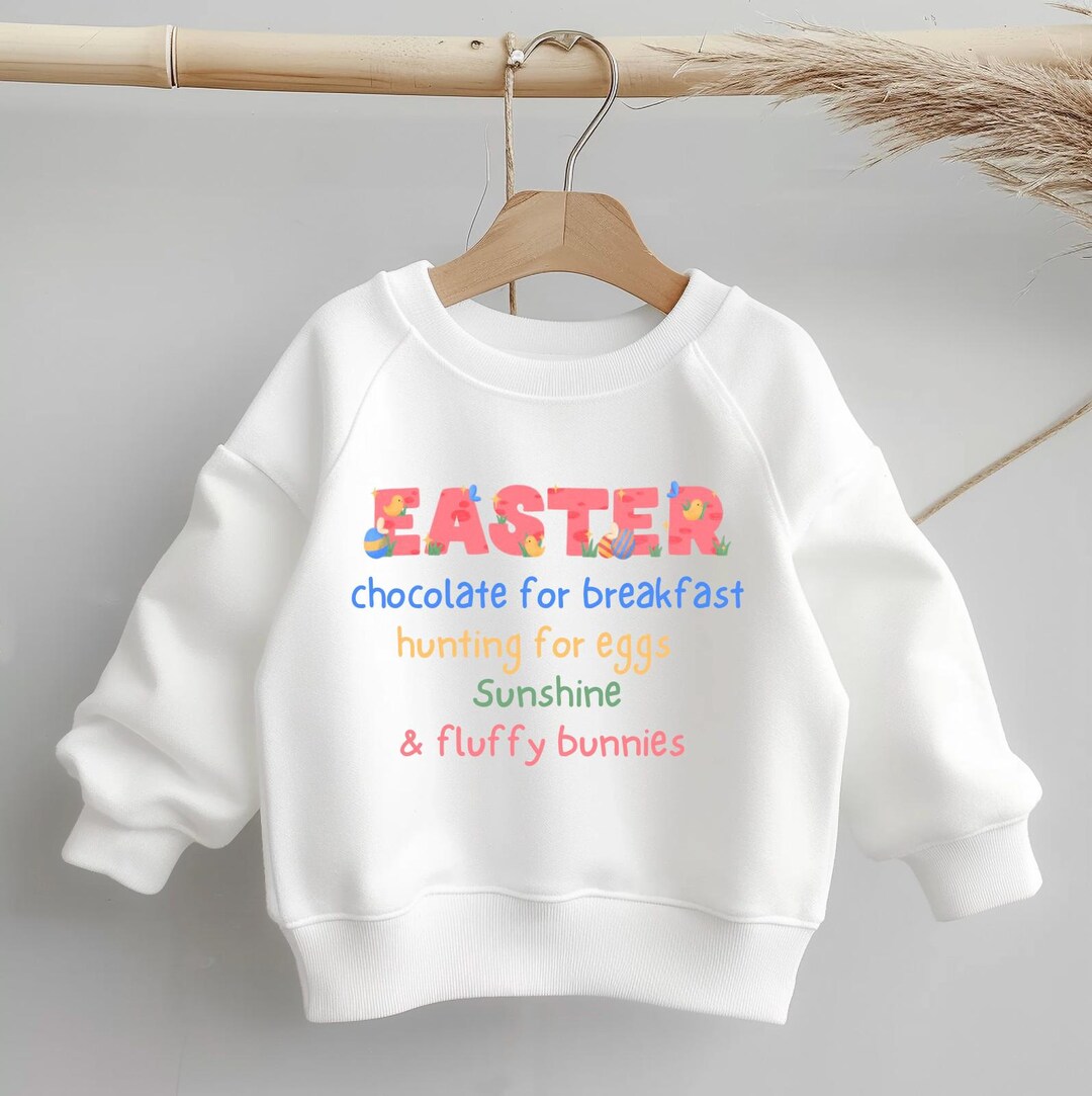 Children’s Easter Jumper, Kids Easter Jumper, Cute Eater Jumper, Easter ...