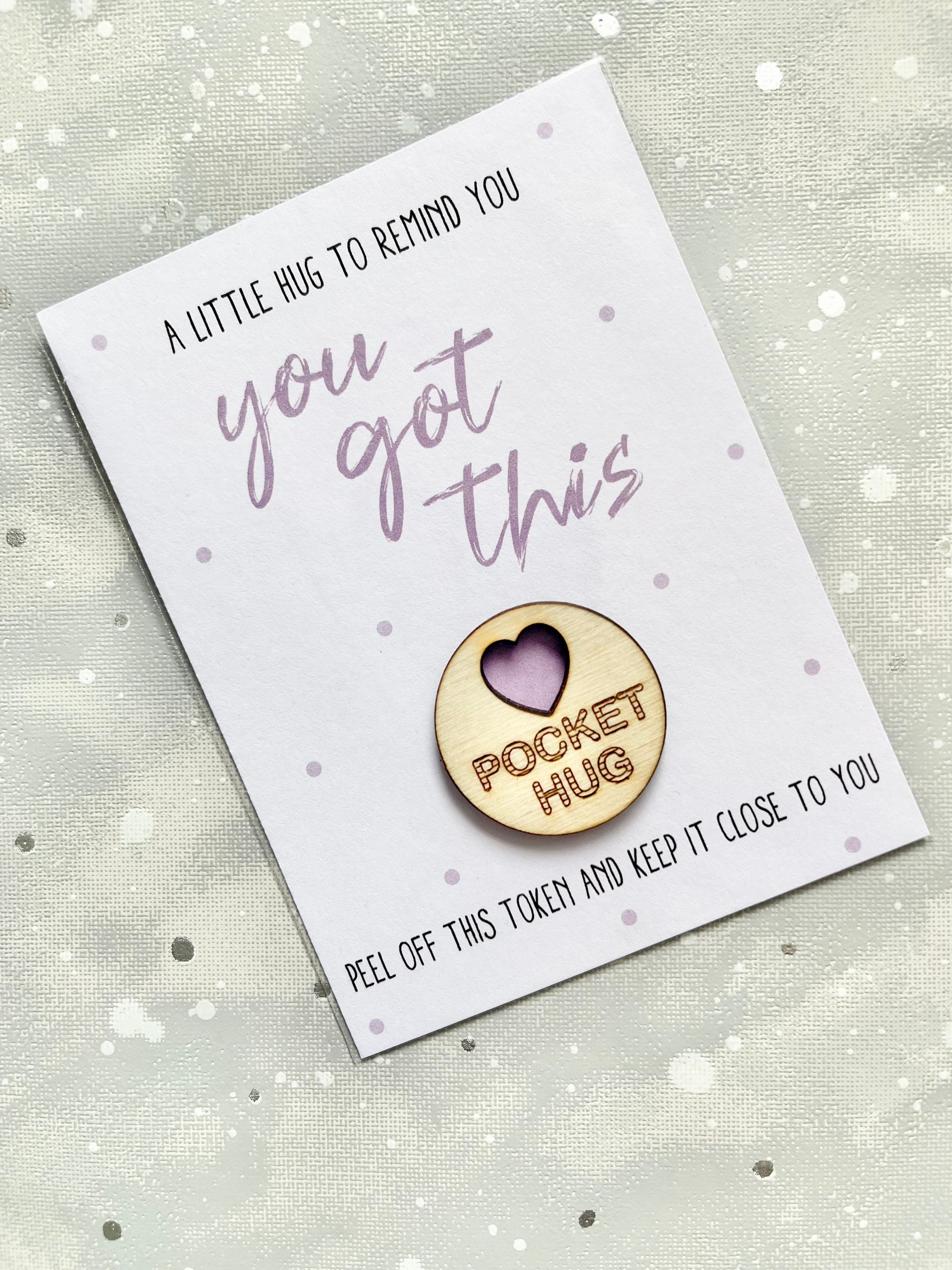 You Got This Pocket Hug Sending a Hug Positivity Gift Send - Etsy