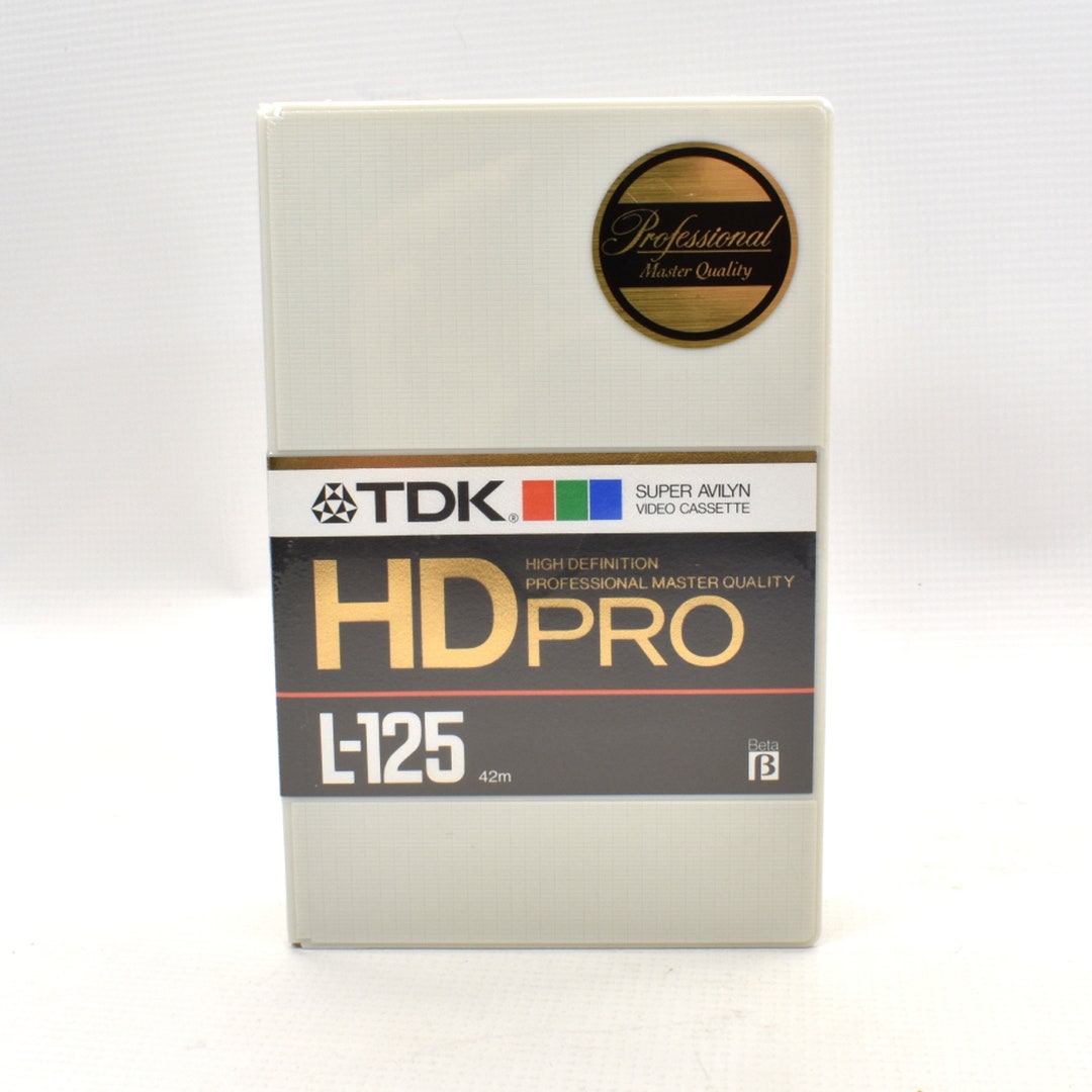 TDK Beta HD Pro L-125 Hdp Single Vintage High Quality Blank Tape New - Etsy