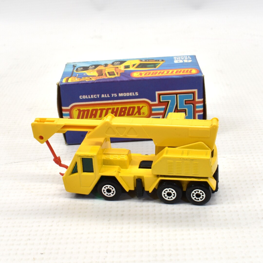 Vintage Matchbox 75 Series No. 49 Crane Truck Superfast Original Box - Etsy