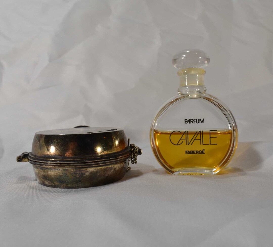 Vintage 1970's CAVALE Perfume With Metal Case - Etsy