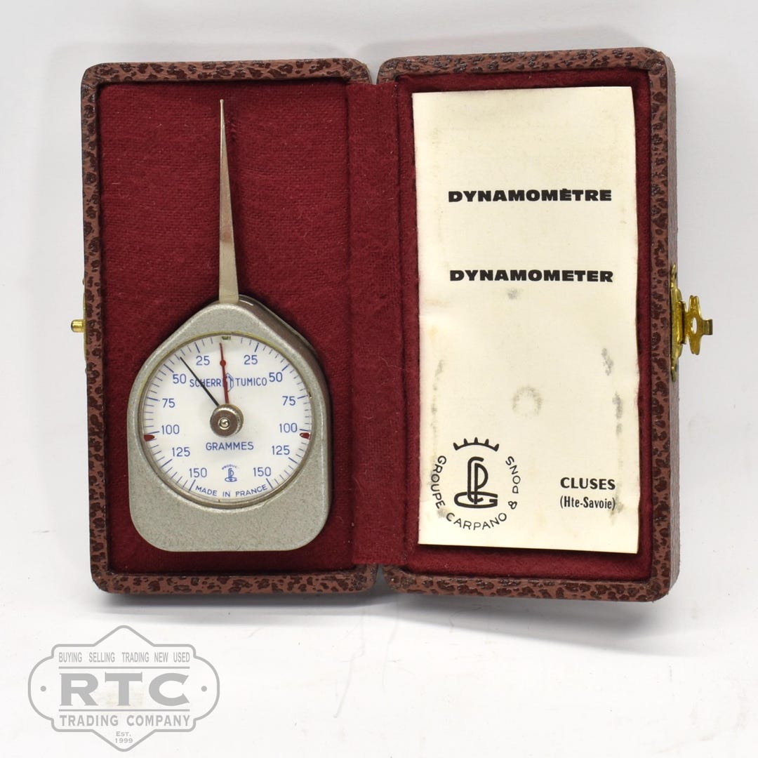 Small Vintage Sherr & Tumico Dynamometer Made in France With Case - Etsy