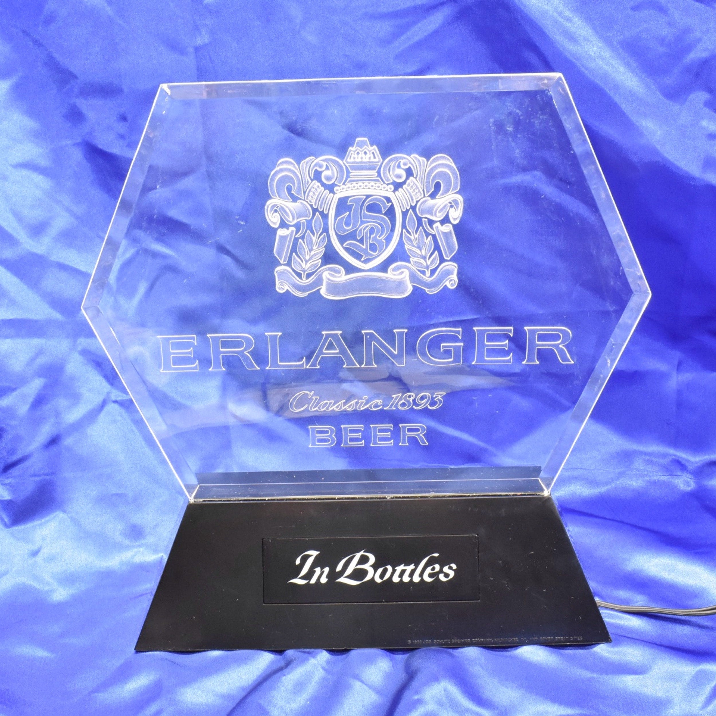 Vintage Erlanger Classic 1893 Beer Sign Lighted - Etsy