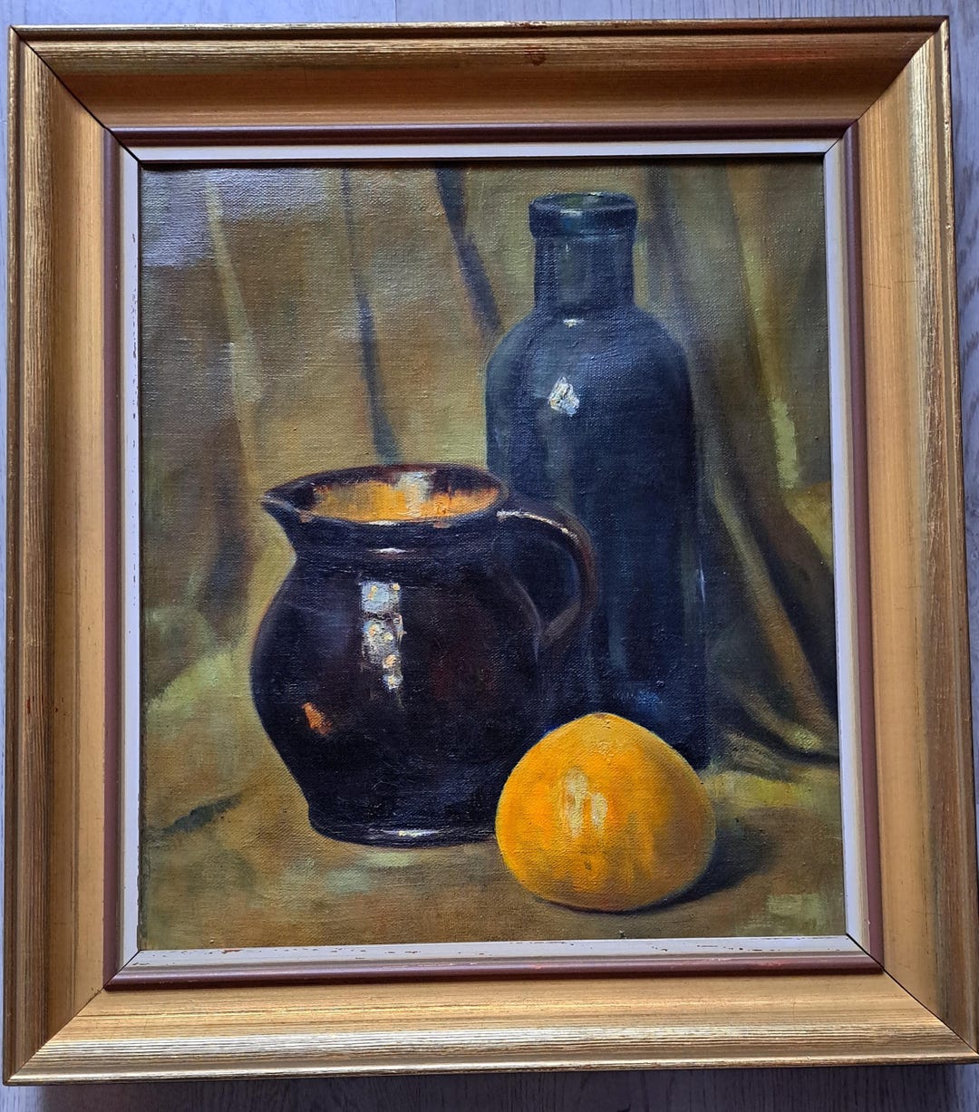 Ca 1970s a Wonderful Well Painted Rather Large Still Life Oil Painting ...