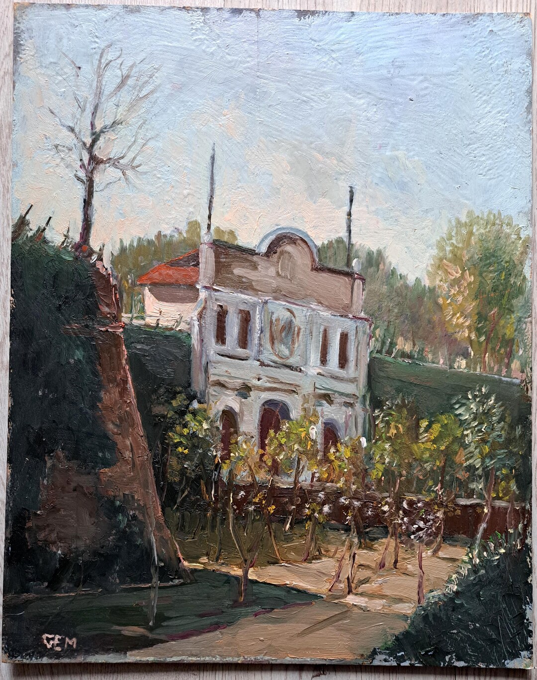 La Cittadella Campina of Parma Italy a Lovely Old Italian Landscape Oil ...
