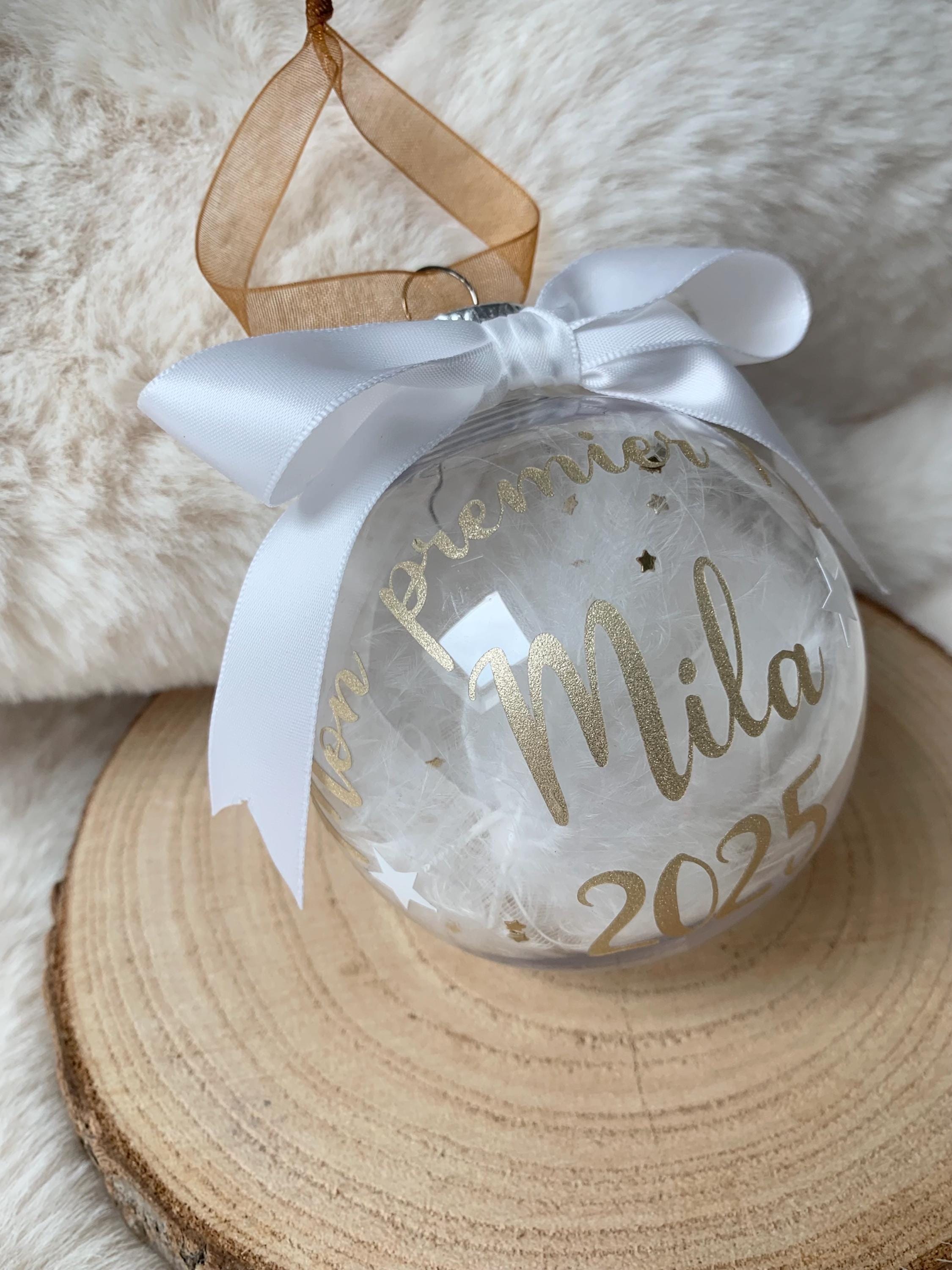 Personalized Christmas Ball, Christmas Ball, Glitter Christmas Ball, My ...