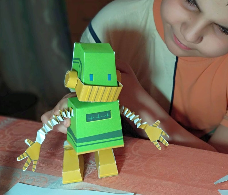 JW Kids Activity DIY Translator Robot Toy Sculpture PDF | Etsy