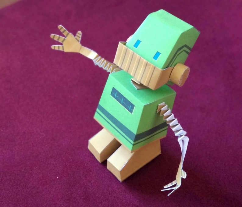 JW Kids Activity DIY Translator Robot Toy Sculpture PDF | Etsy