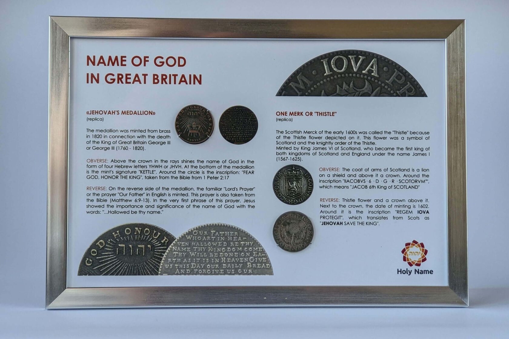 God's Name Coins Display Sets / 20% OFF / JW Gift / Home Decor / Wall ...