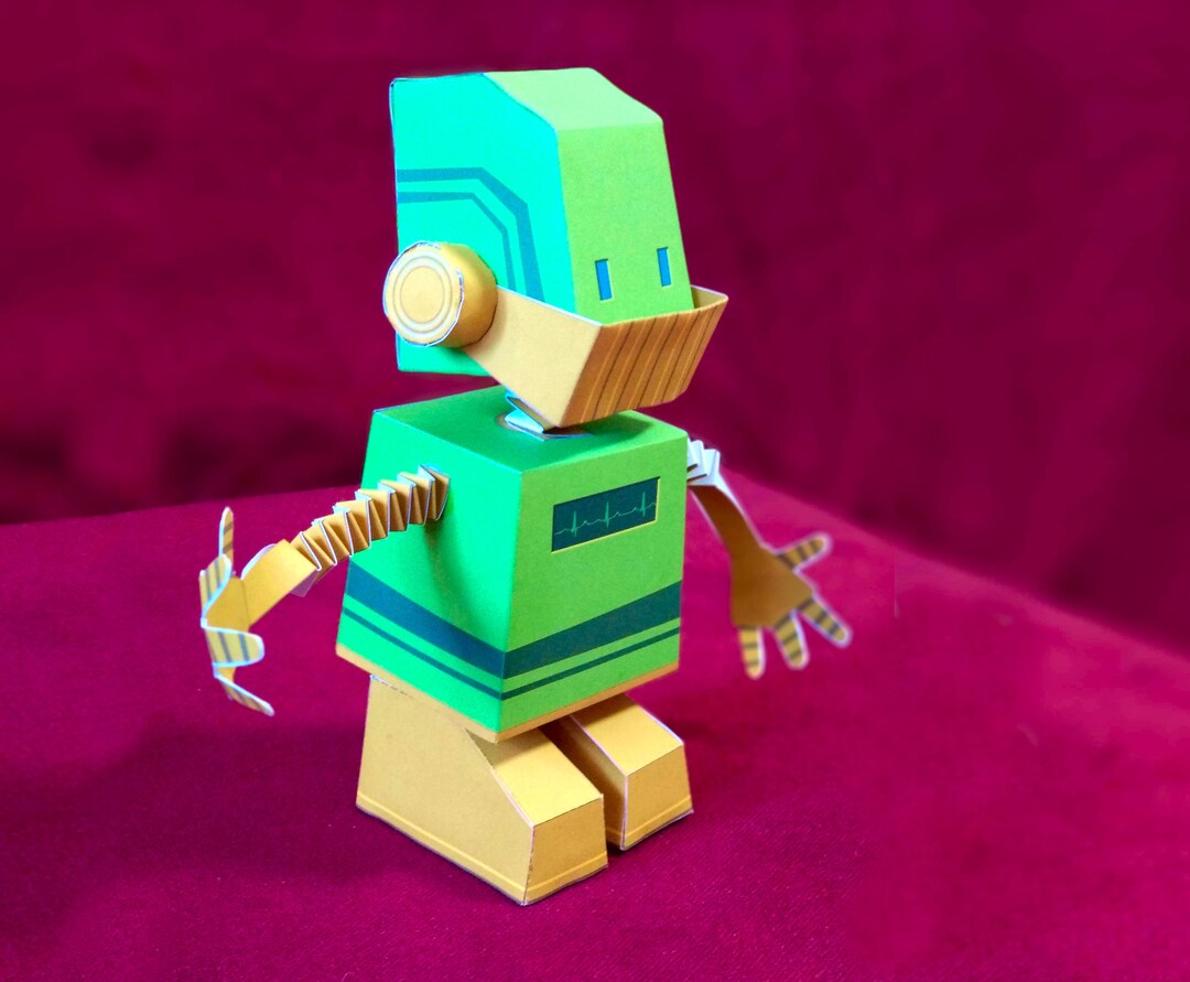 JW Kids Activity DIY Translator Robot, Toy Sculpture, PDF Papercraft ...