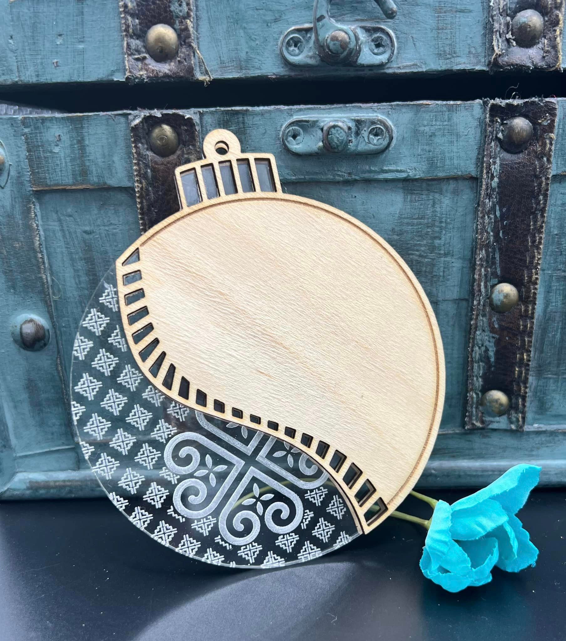 Hmong Ornament - Wood and Acrylic - Etsy