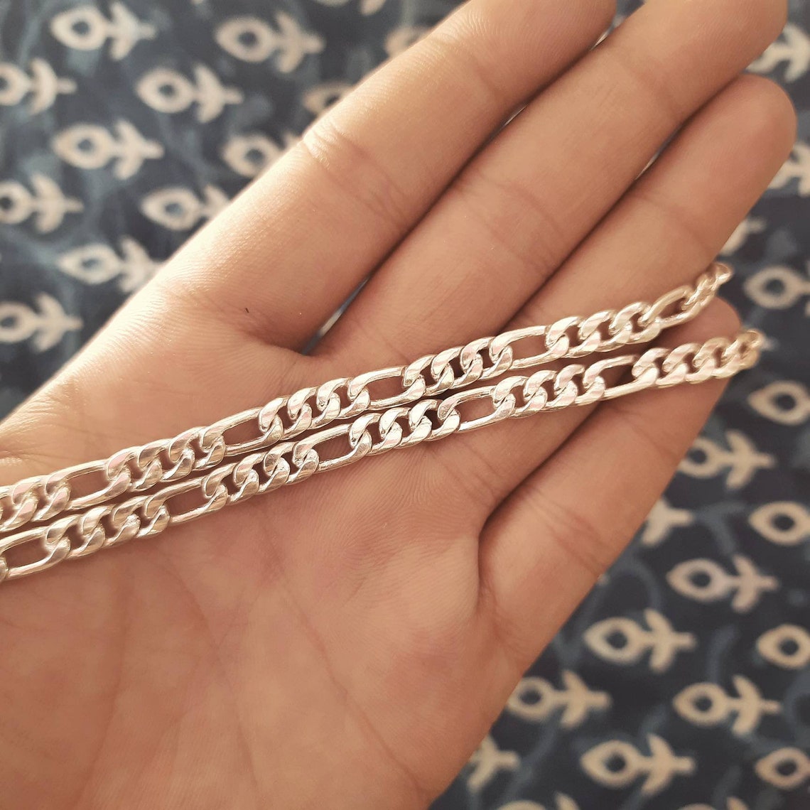 Silver Chain Sterling Silver Designer Chain Boys Chain - Etsy