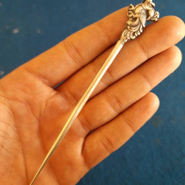 Silver Hair Stick - Etsy