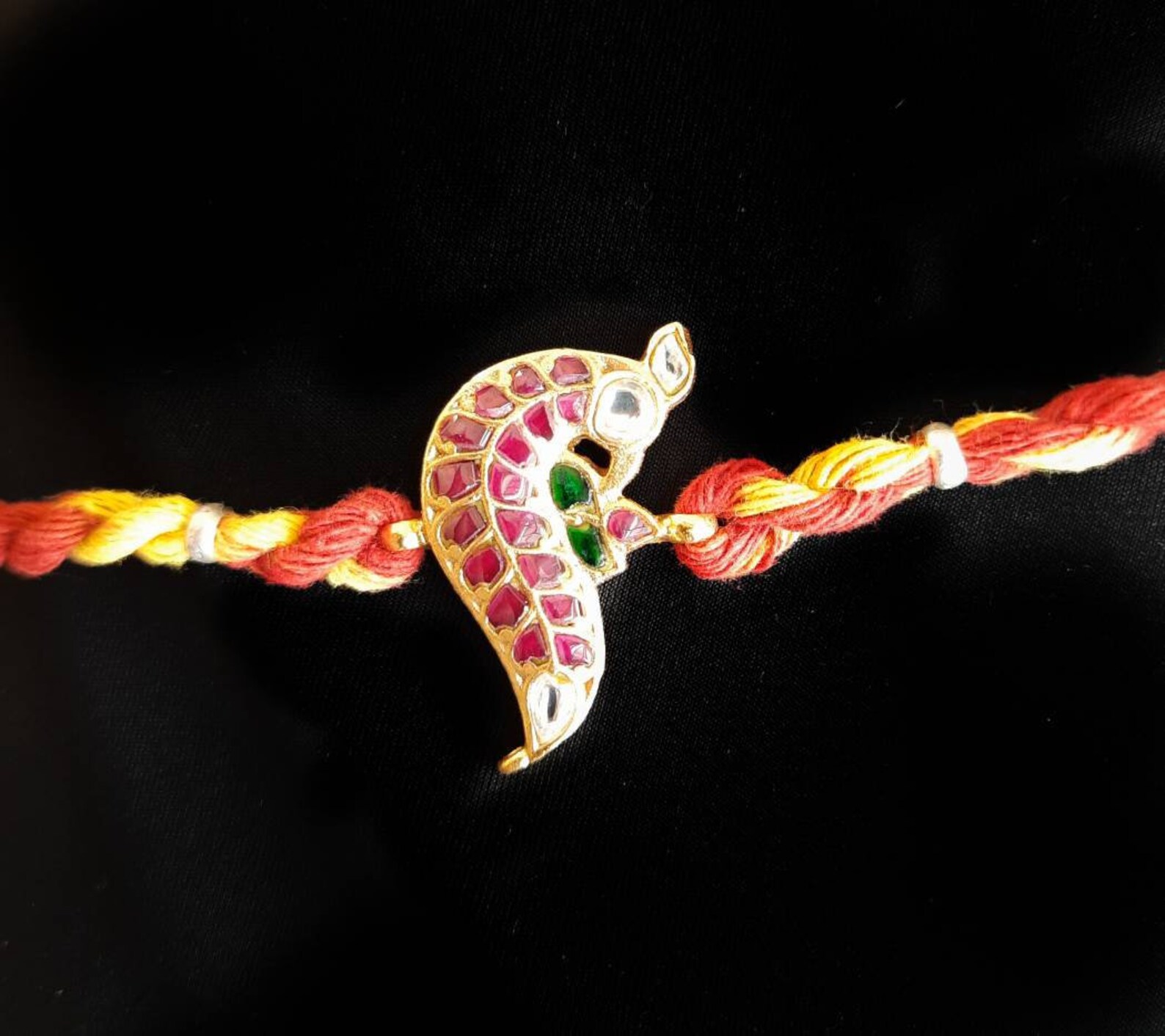 Sterling Silver Rakhi Silver Rakhi for Brother Rakhi Indian | Etsy