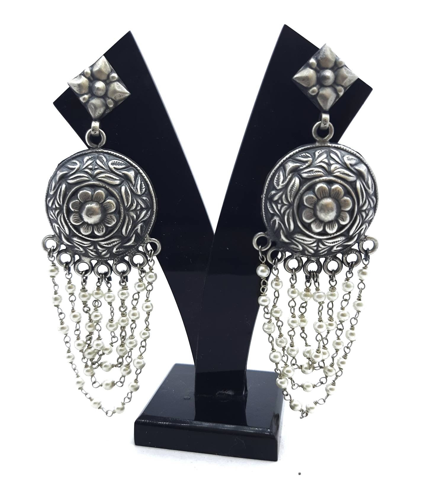 Silver earring jhumki silver jhumki sterling silver jhumki | Etsy