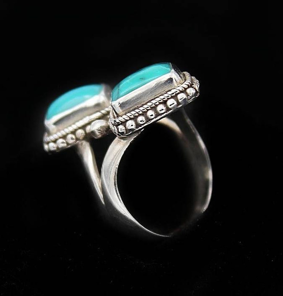 Sterling Silver A Natural and Original Turquoise Ring for - Etsy