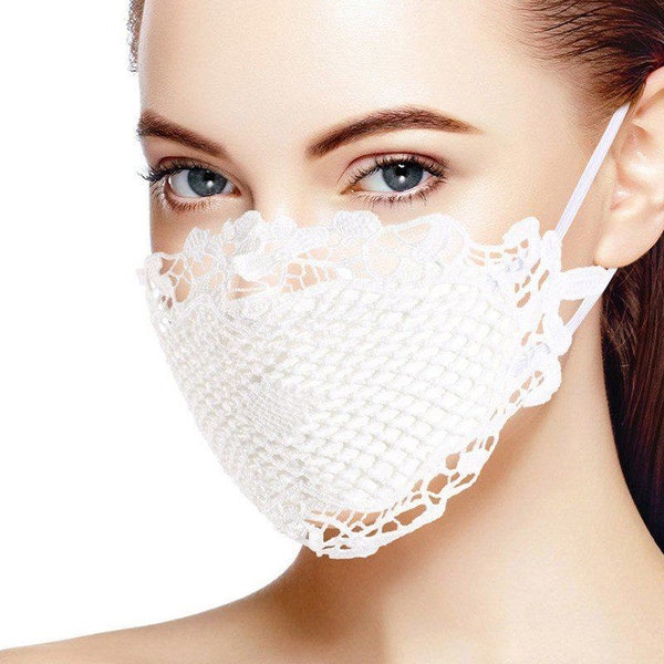 Lace Face Mask - Etsy