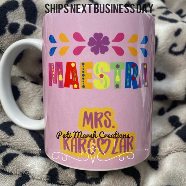 Spanish Teacher Mug - Etsy