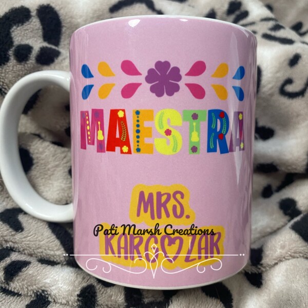 Spanish Teacher Mug - Etsy