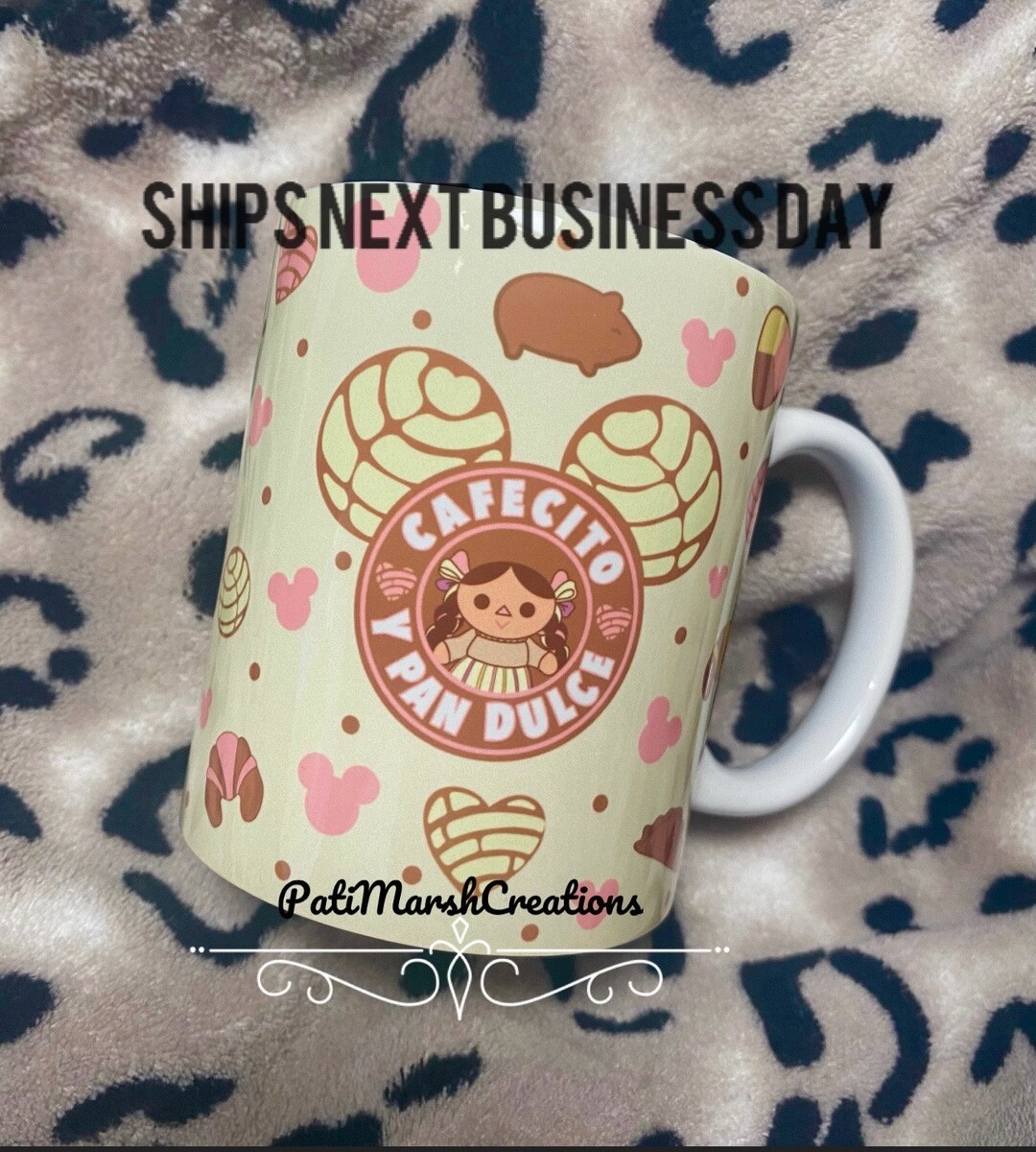 Cafecito Y Pan Dulce Coffee Mug, Latina Coffee Mug, Funny Coffee Mug ...