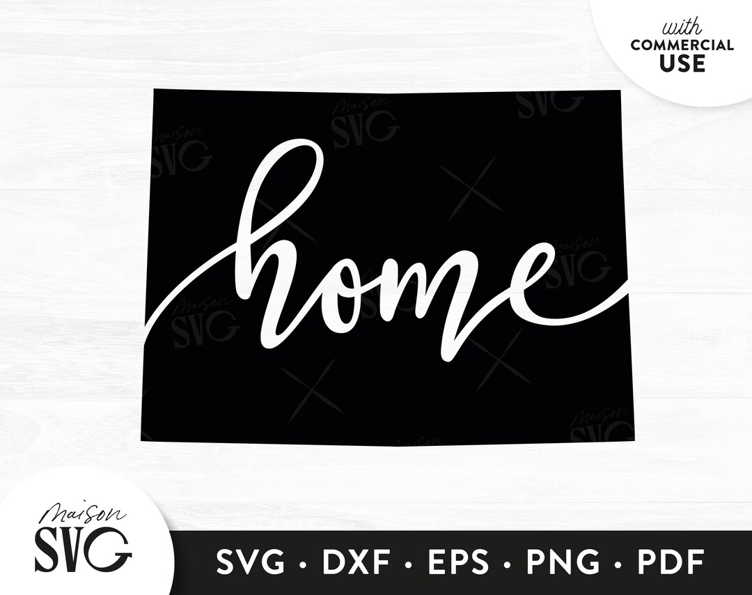 Colorado Map SVG, Home Sweet Home Colorado Svg, Colorado State Svg, Usa ...