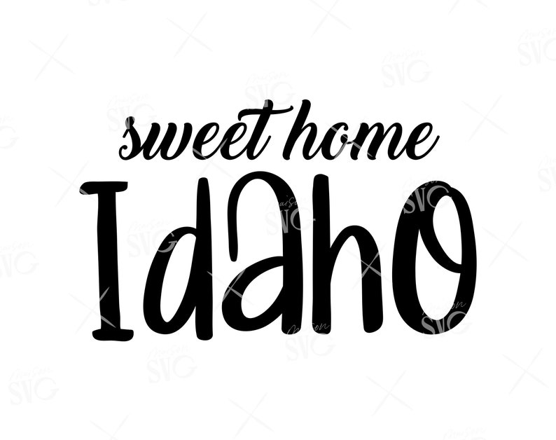 Usa states SVG Idaho Clipart SVG Cricut Files Instant Download Svg ...