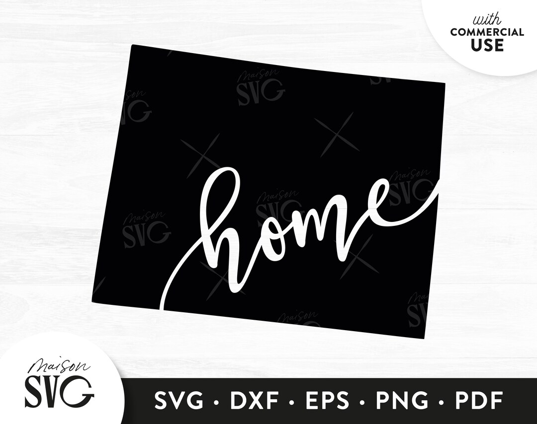 Wyoming Map SVG, Home Sweet Home Wyoming Svg, Wyoming State Svg, Usa ...