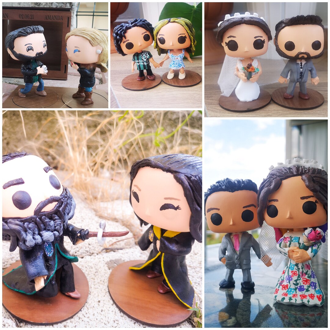 Custom Funko Pop 2 Pack. Wedding Cake Toppers, Wedding or Couple Funko ...