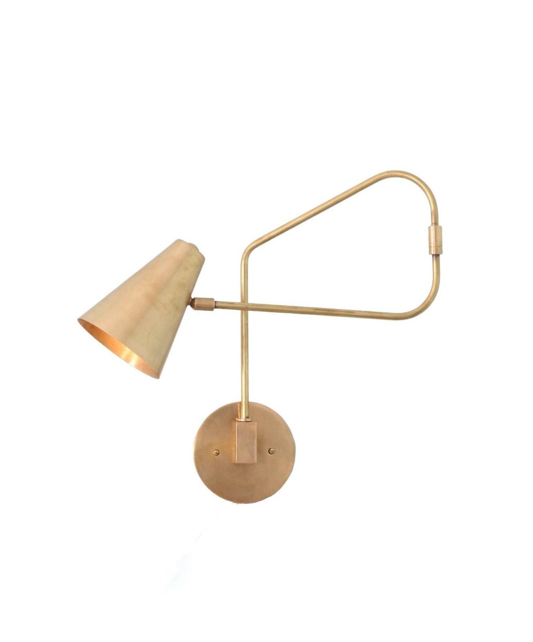 Handmade Brass Sputnik Wall Light - Mid Century Modern Fixture - Etsy