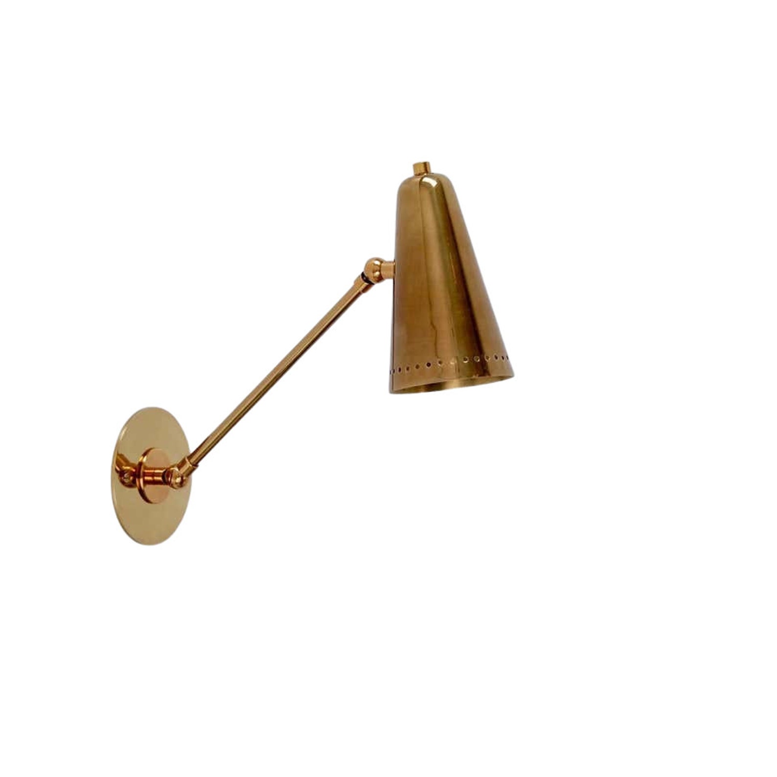Wall Mid Century Modern Raw Brass Handmade Sputnik Wall Light - Etsy