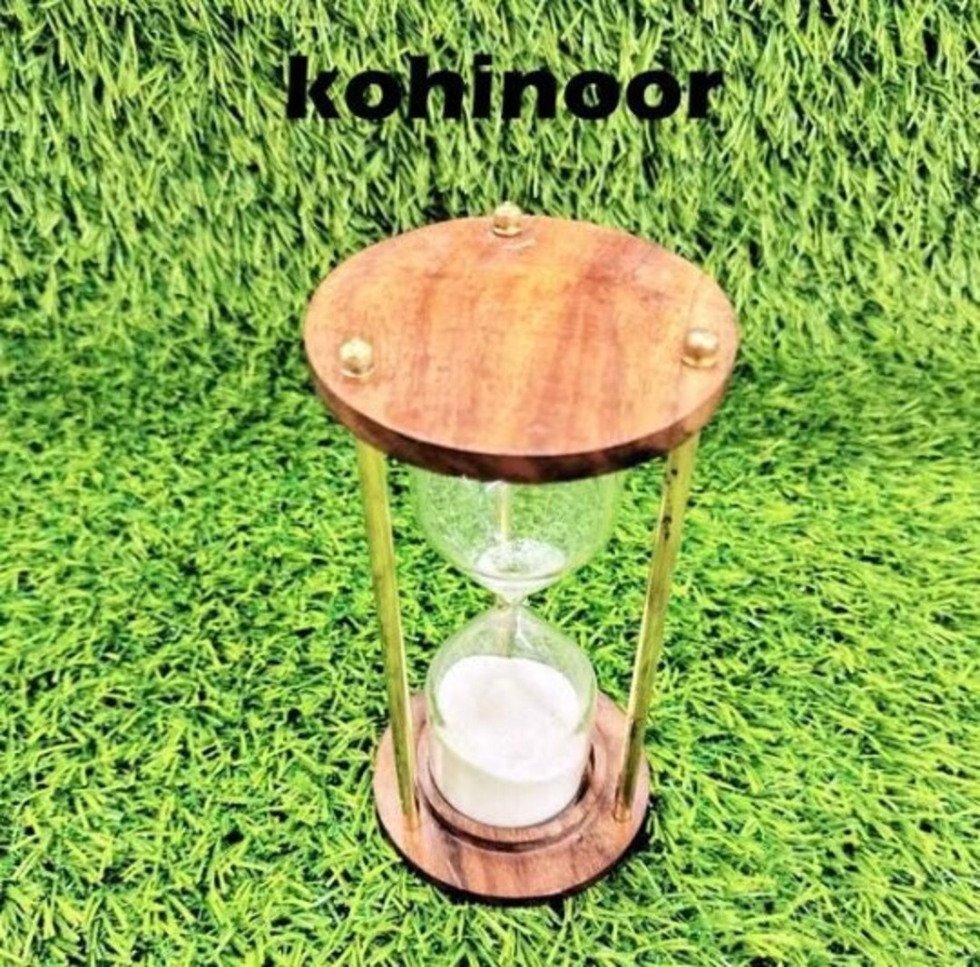 Personalized Gift Customized Engraved Sand Timer Hourglass Wood and ...