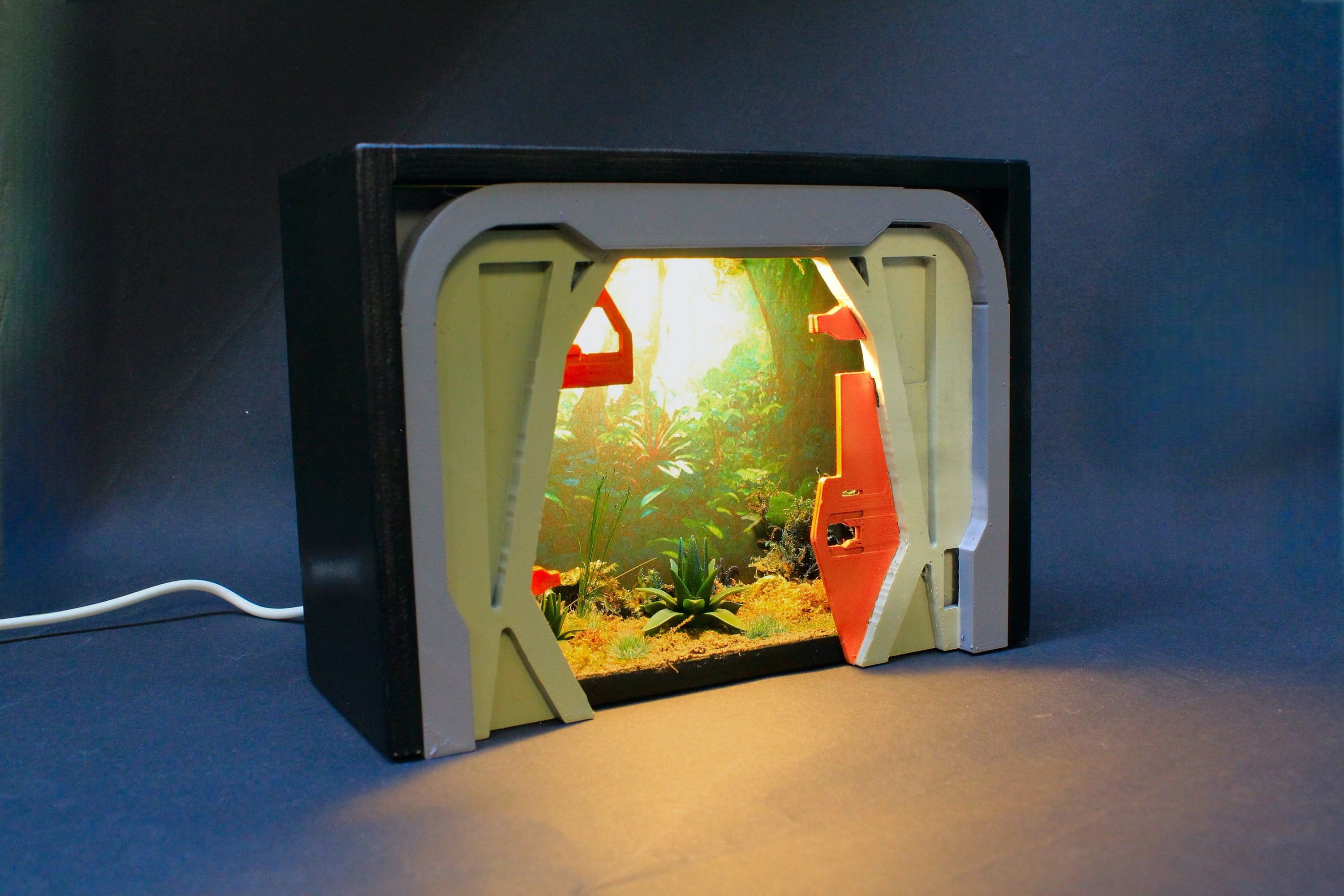 Star Trek Holodeck Doors Miniature Book Nook, the Next Generation Art ...