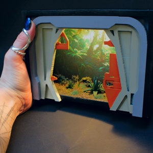 Star Trek Holodeck Doors Miniature Book Nook, the Next Generation Art ...