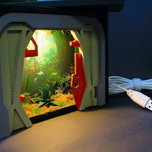 Star Trek Holodeck Doors Miniature Book Nook, the Next Generation Art ...