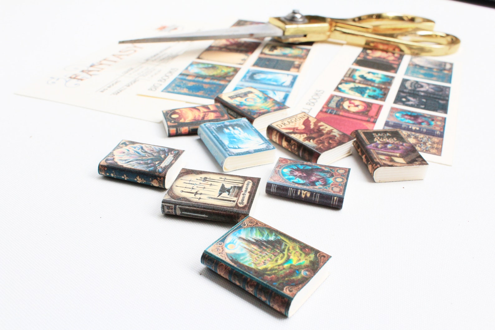 Occult Miniature Book Covers | Printable Horror Books for Dollhouses ...