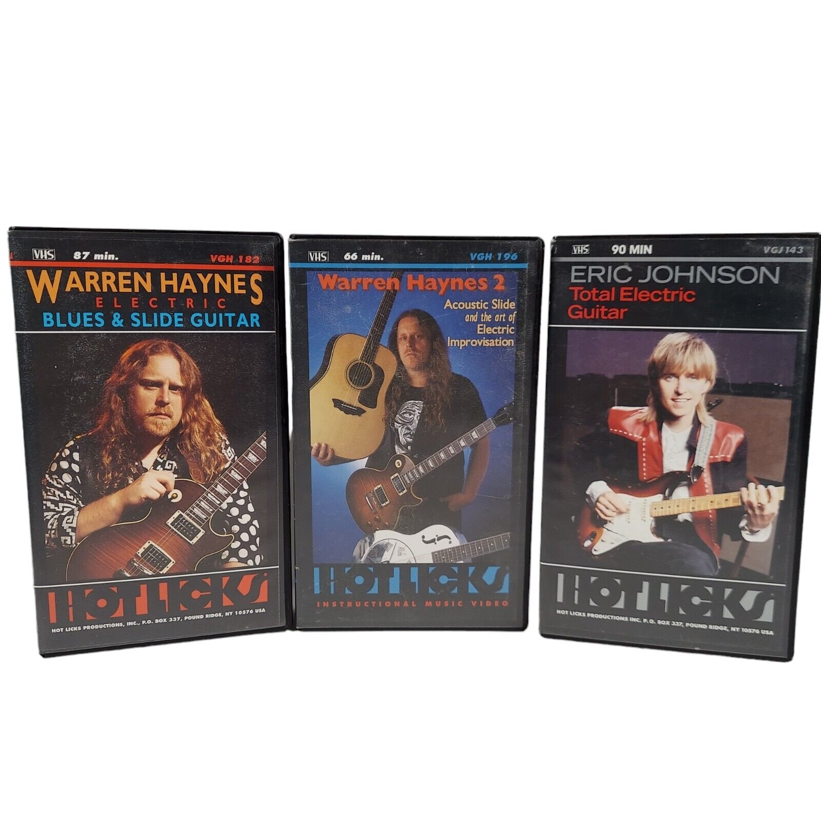 Hot Licks VHS Lot Haynes Johnson Electric Blues Slide Guitar ...