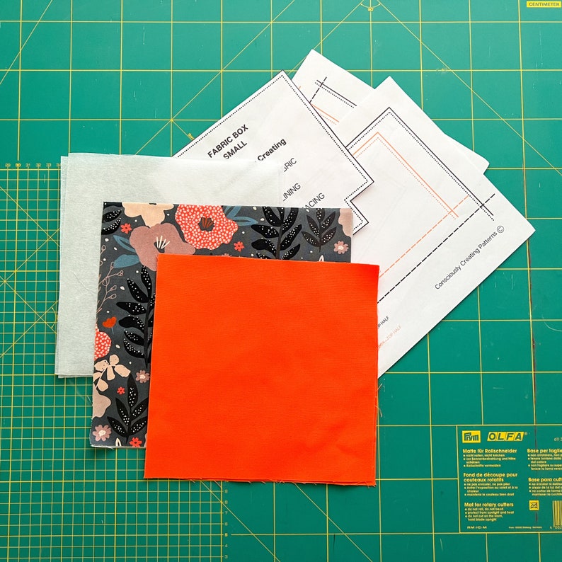 Fabric Box Sewing Pattern: Beginner-friendly Caddy (PDF Pattern) - Etsy