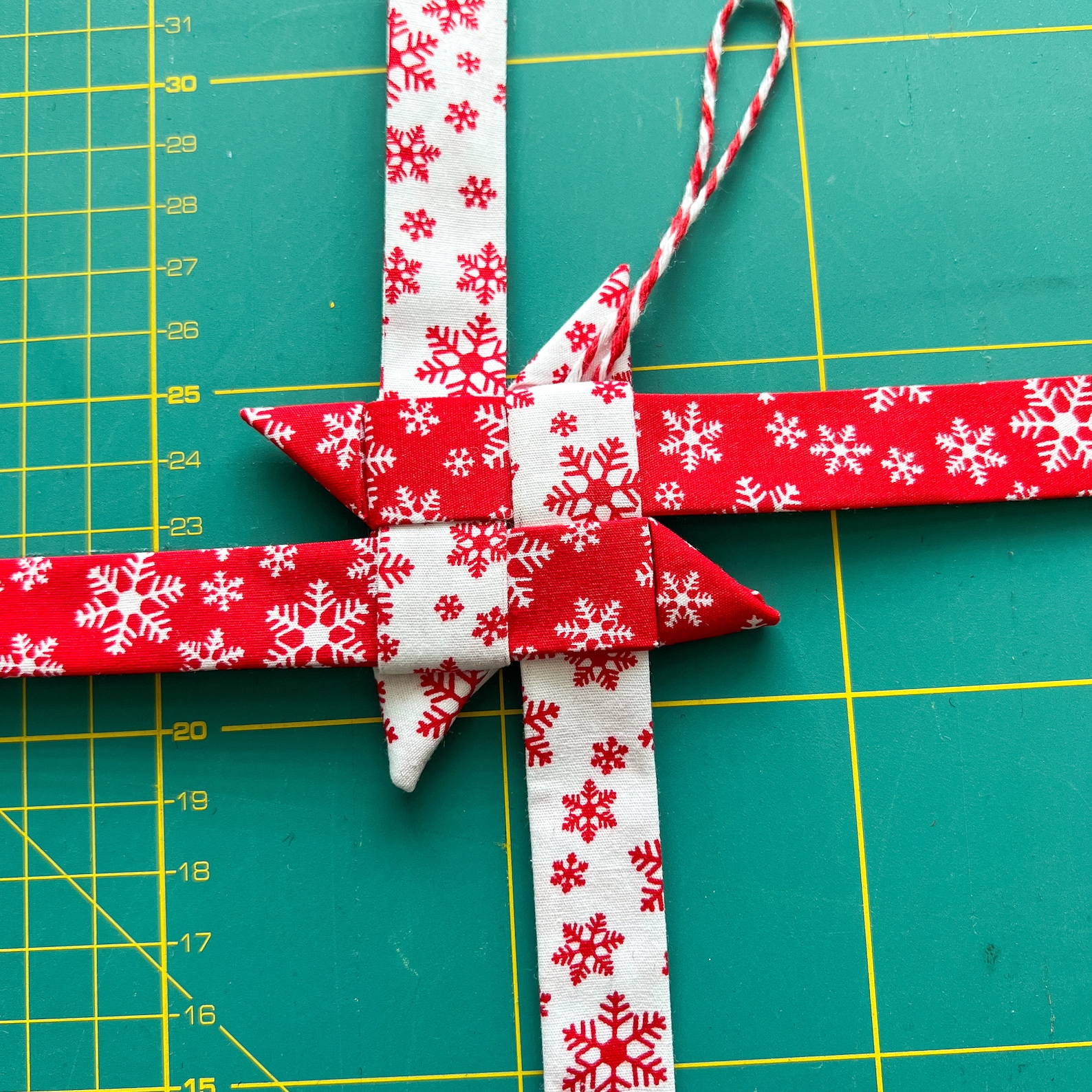 Scandinavian Folded Fabric Star Digital Pattern, Christmas Decoration ...