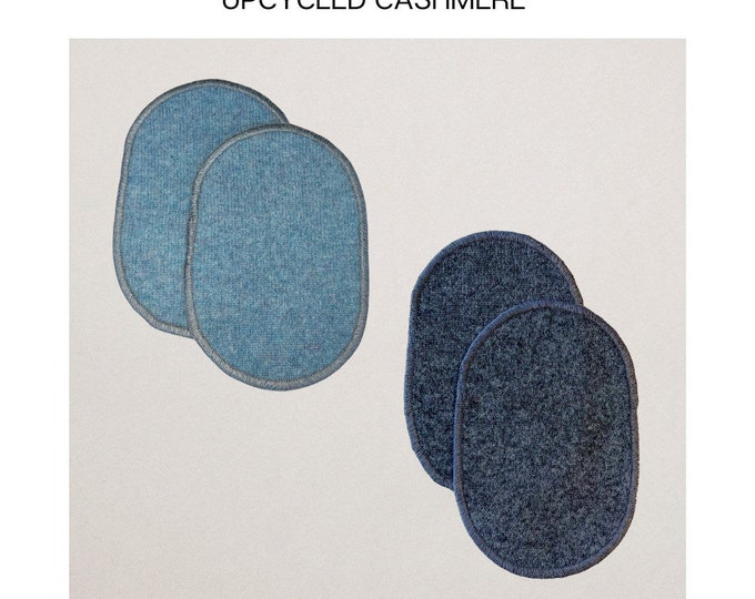 Upcycled Cashmere Elbow Patches Elbow Patch for Jumper/jacket Sew on ...