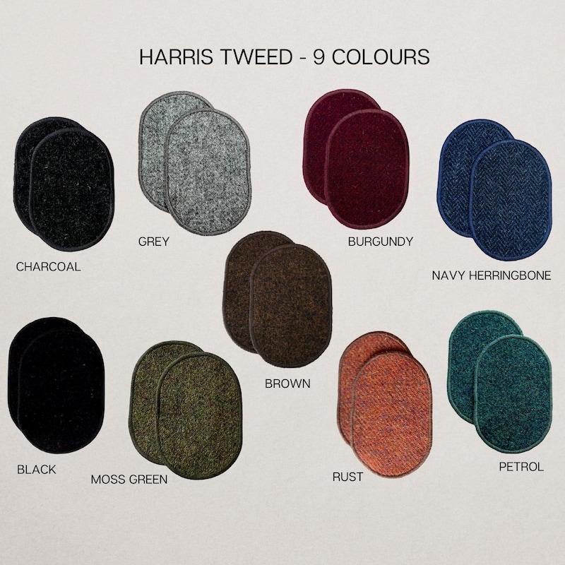 Wool Patches Navy - Etsy UK