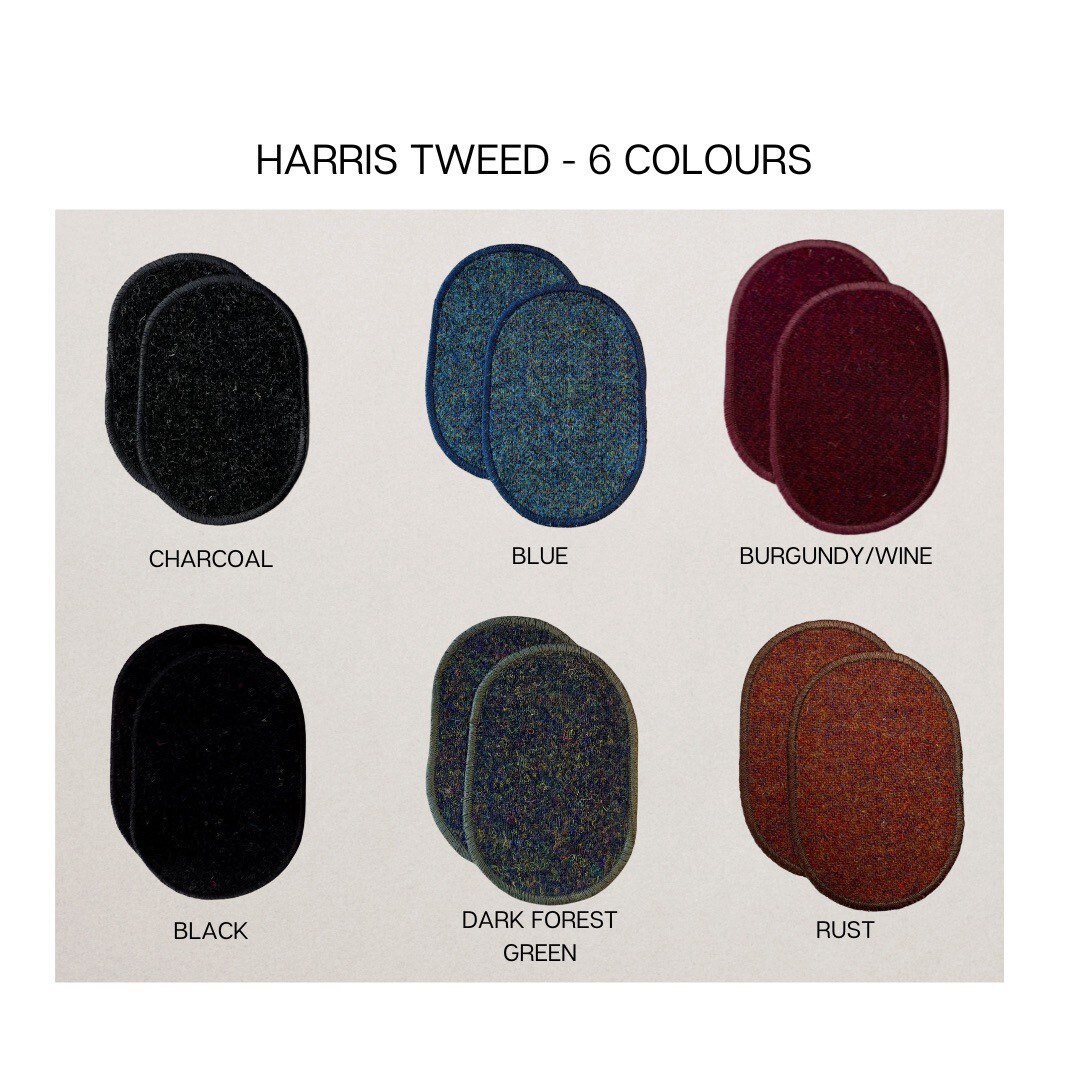 Harris Tweed Elbow Patches Jacket Elbow Patch Repair Patch - Etsy