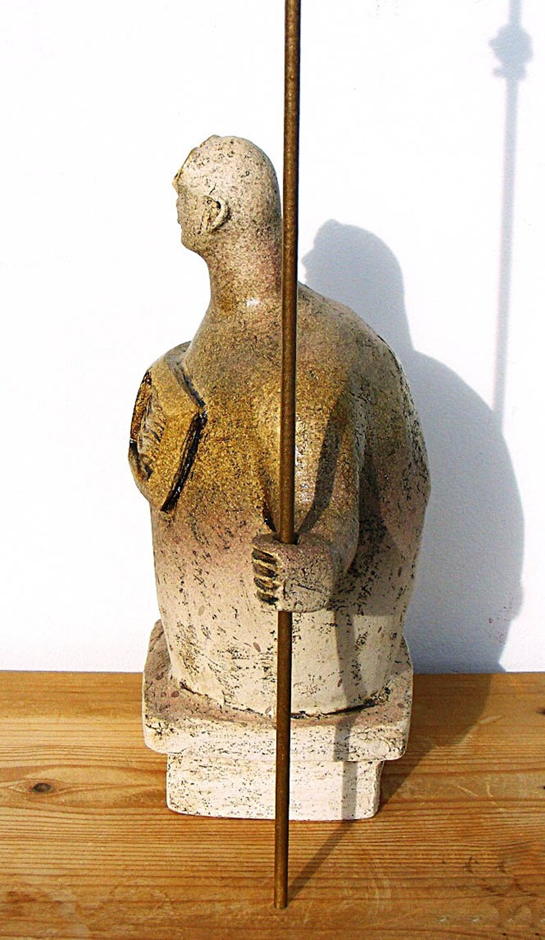 Sentinel Figure ceramic Sculpture - Etsy