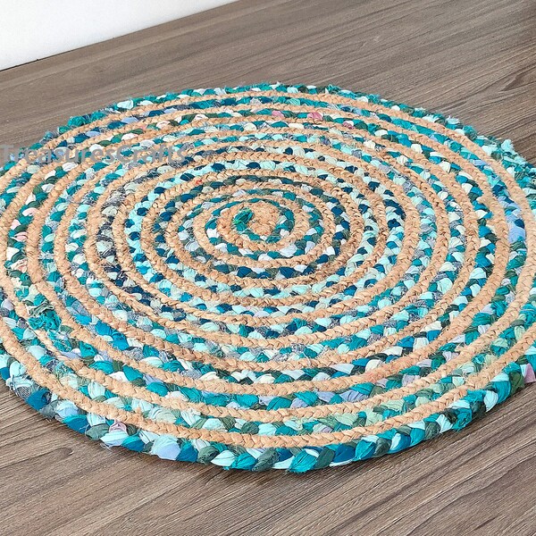 Round Jute Rug - Etsy