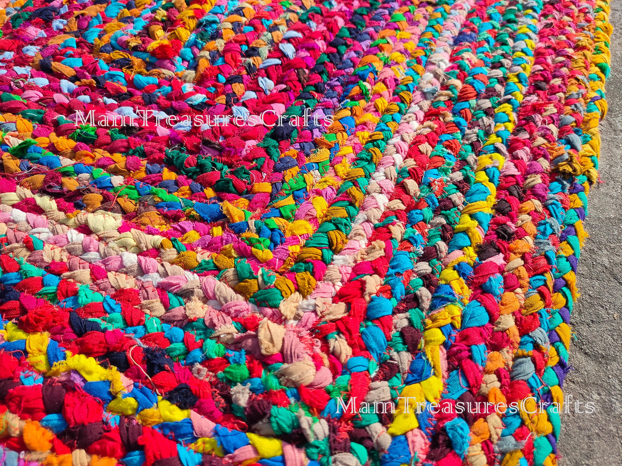 Braided Indian Rug Runner Floor Rug Indian Rag Rug Indian - Etsy