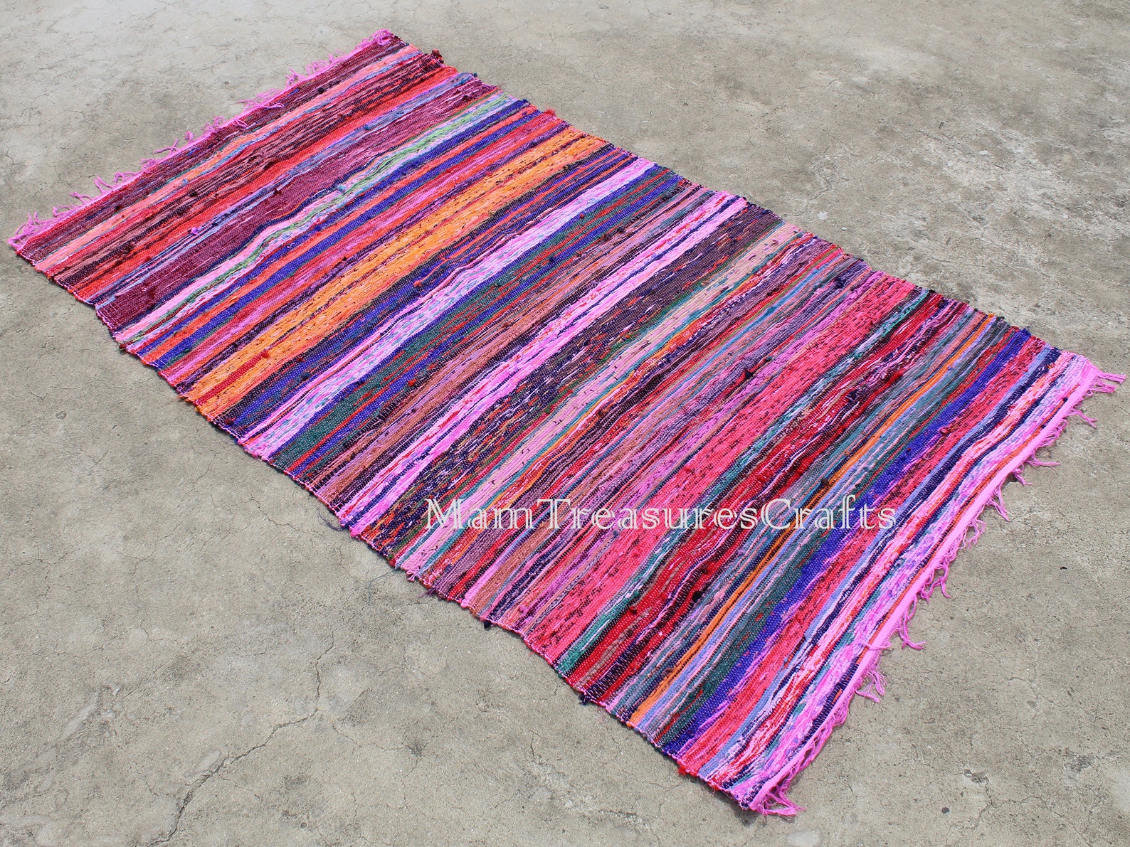 Chindi Rug Area Rag Rug Home Decor Bohemian Large Indian - Etsy