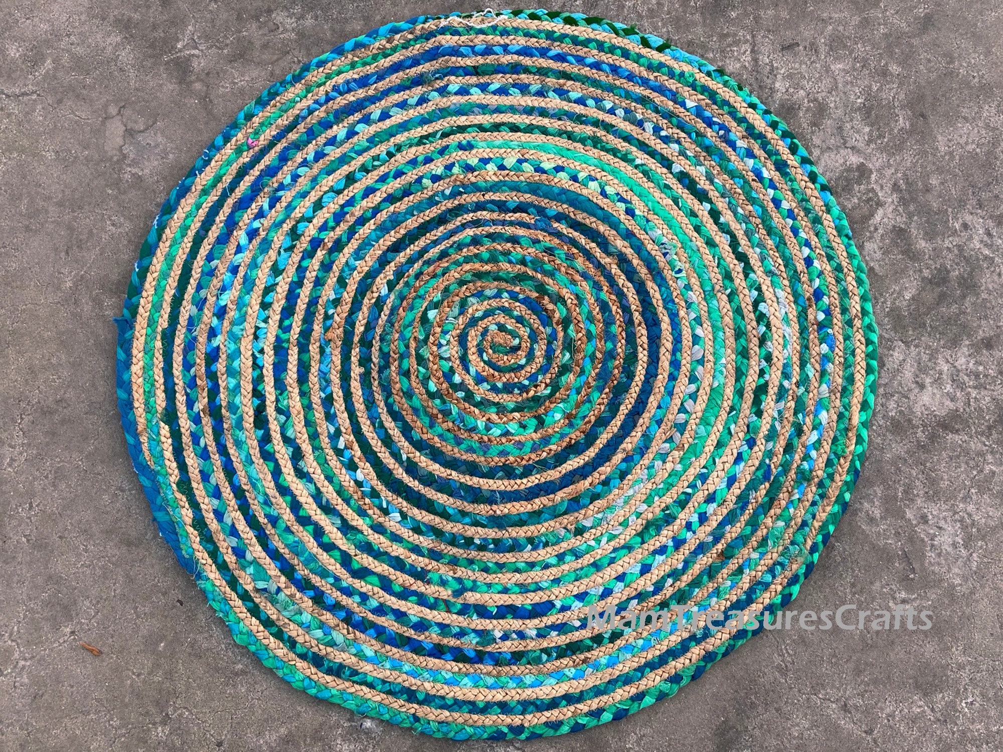Colorful Braided Rug Bohemian Décor Indian Handmade Braided - Etsy