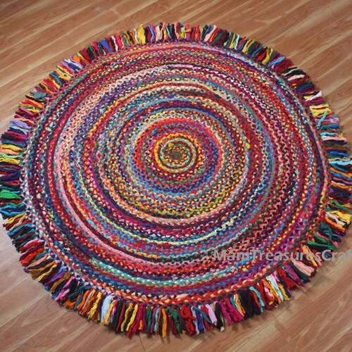 Chindi Rug Area Rag Rug Home Decor Bohemian Large Indian - Etsy