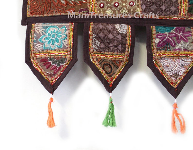 Brown Valance Toran Indian Window Brown Valance Large Door - Etsy