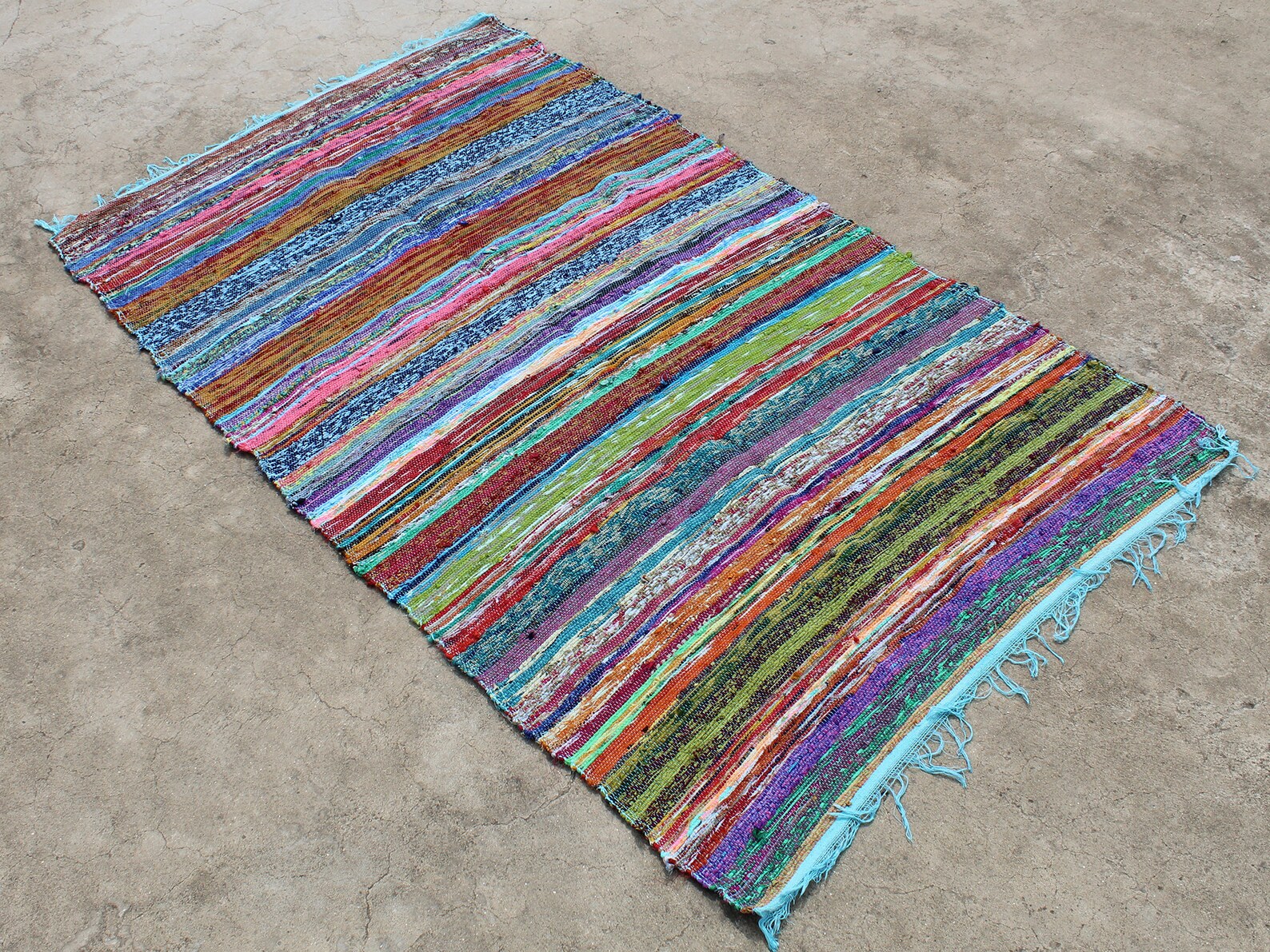 Chindi Rug Area Rag Rug Home Decor Bohemian Large Indian - Etsy