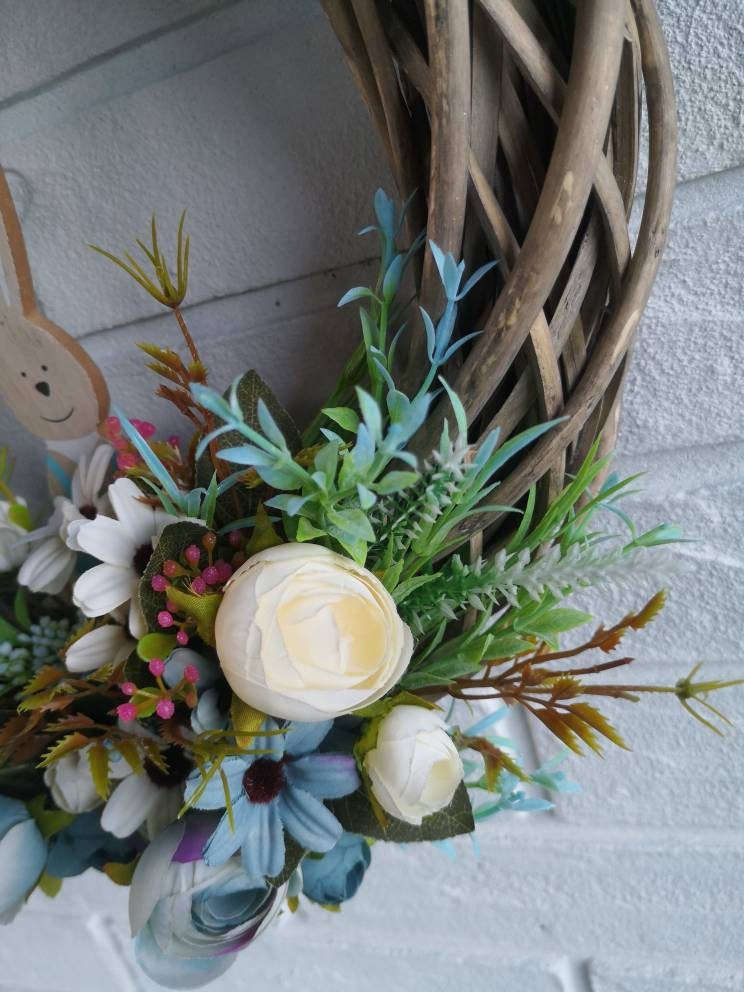 Easter Wreath for Front Door Spring Wreath for Home Decor - Etsy